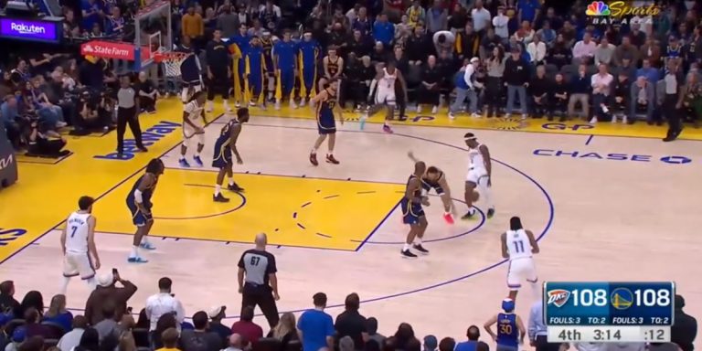 Il crossover di Shai Gilgeous-Alexander su Steph Curry | Dunkest