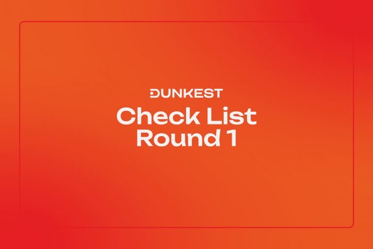 Check List Round 1: What to Do and When | Dunkest